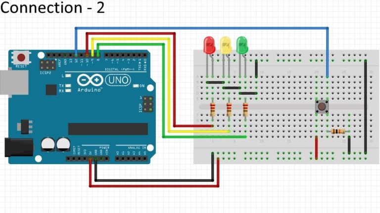 Arduino Traffic Light Project [With Pedestrian Crossing]